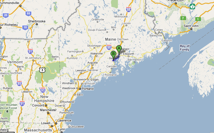 Microquake swarm in Maine