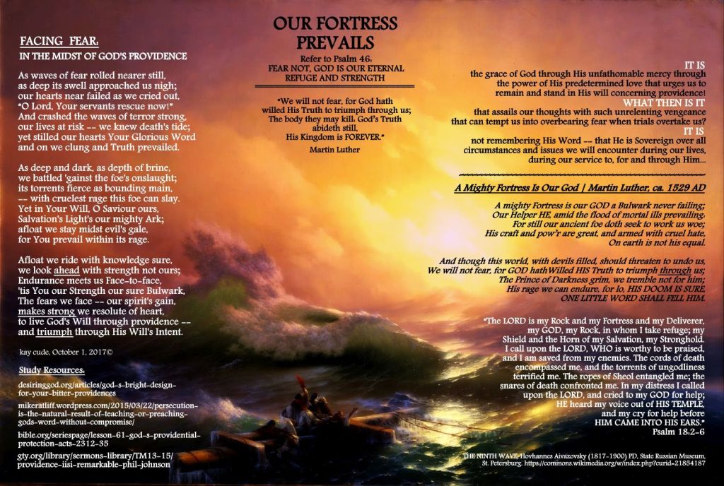 Kay Cude poetry: Our Fortress Prevails