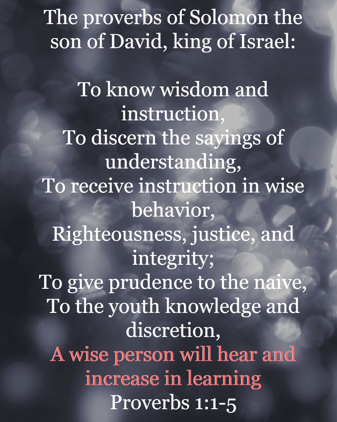 Discernment #5: God takes away discernment