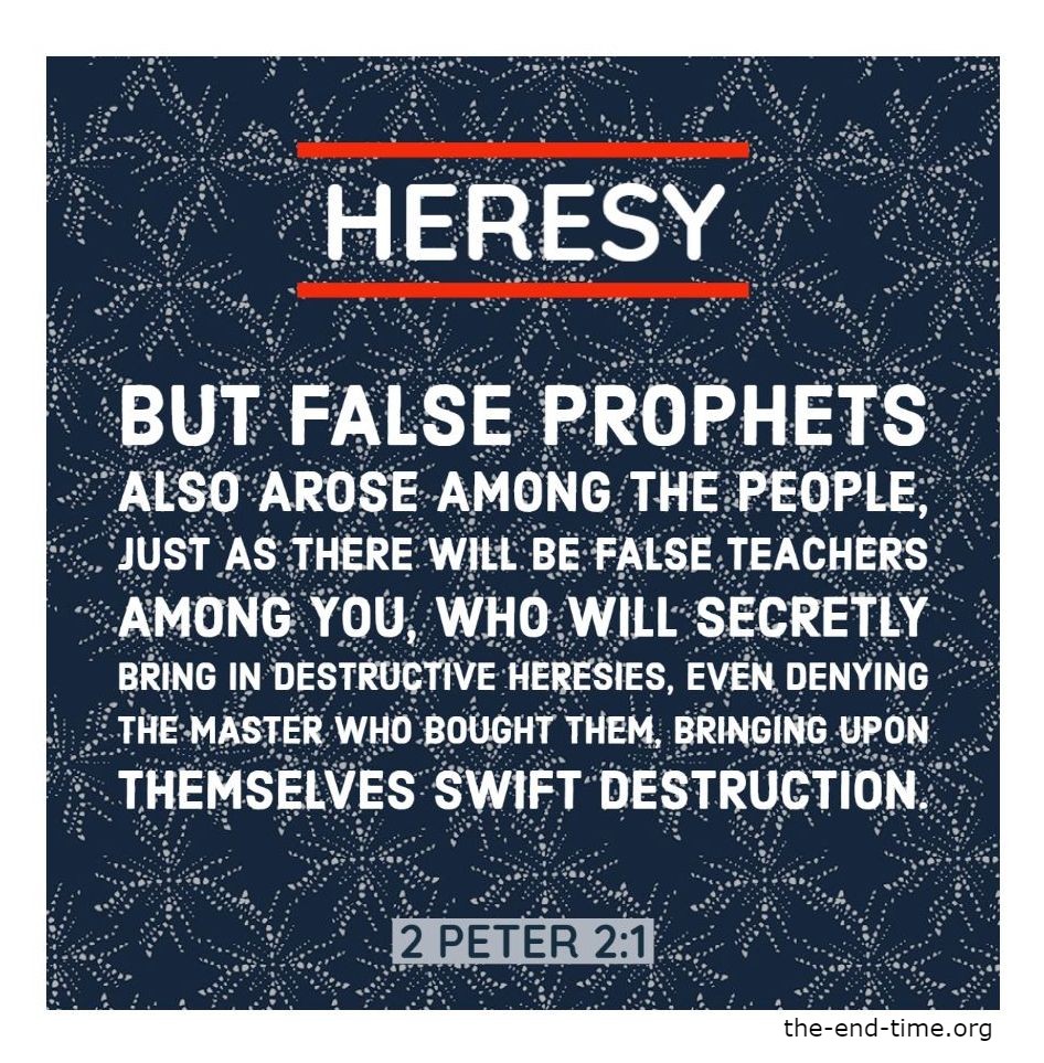 Heresy vs false doctrine: What are they? Part 2